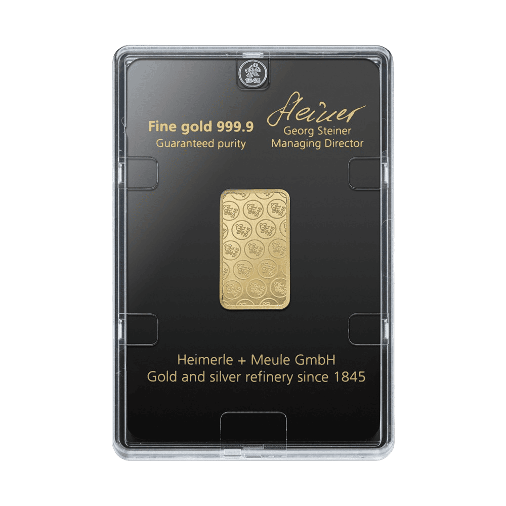 Goldbarren 10g kaufen Heimerle + Meule 10g Goldbarren